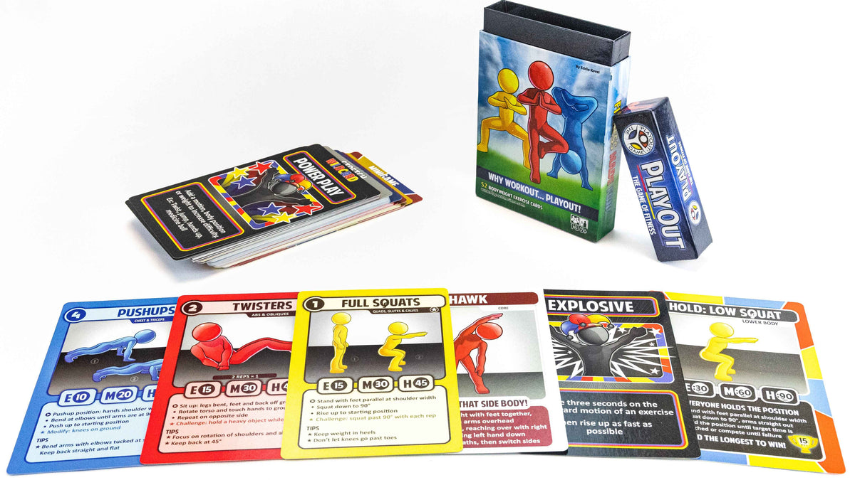Family Edition - Fitness Card Games | Playout: The Game